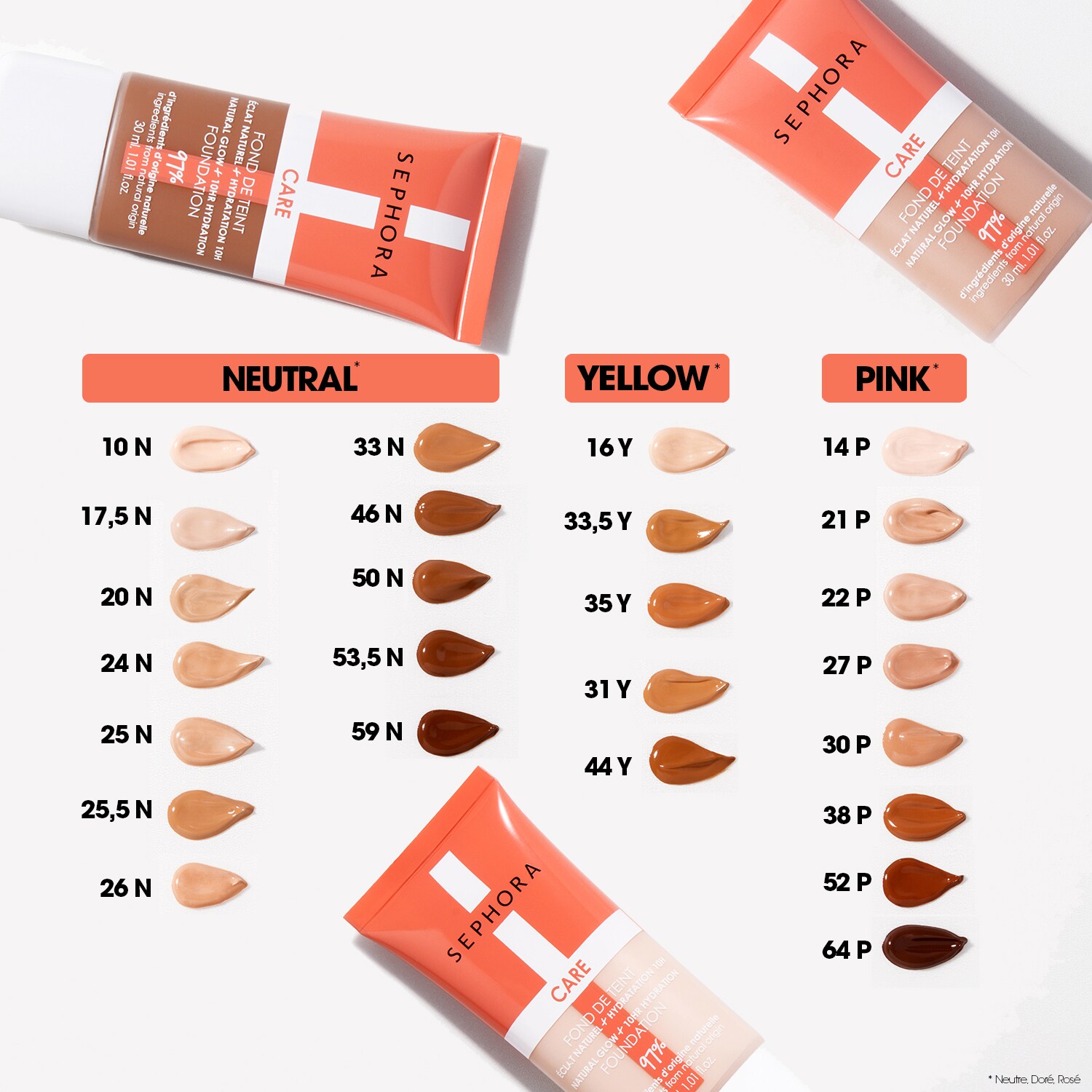 Care Makeup Natural Glow + 10h Foundation - Podkład i SEPHORA ...