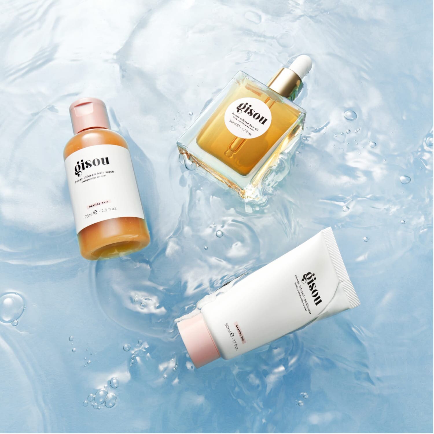 Honey Glow Essentials - Zestaw do włosów i GISOU ≡ SEPHORA