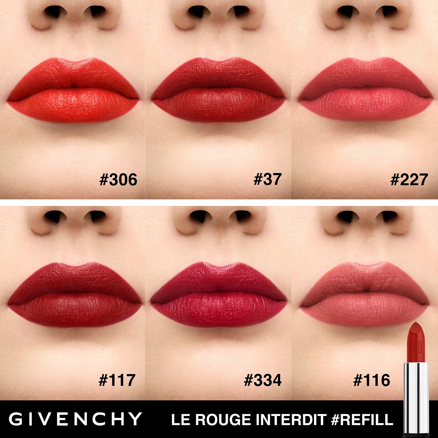 Le Rouge Interdit Intense Silk Refill - Pomadka do ust (wkład) i GIVENCHY ≡ SEPHORA