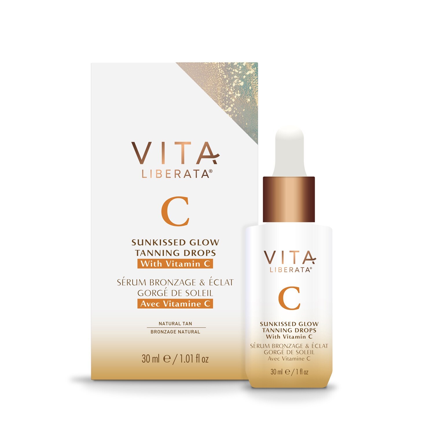 Sunkissed Glow Tanning Drops with Vitamin C- Samoopalające krople i VITA LIBERATA ≡ SEPHORA