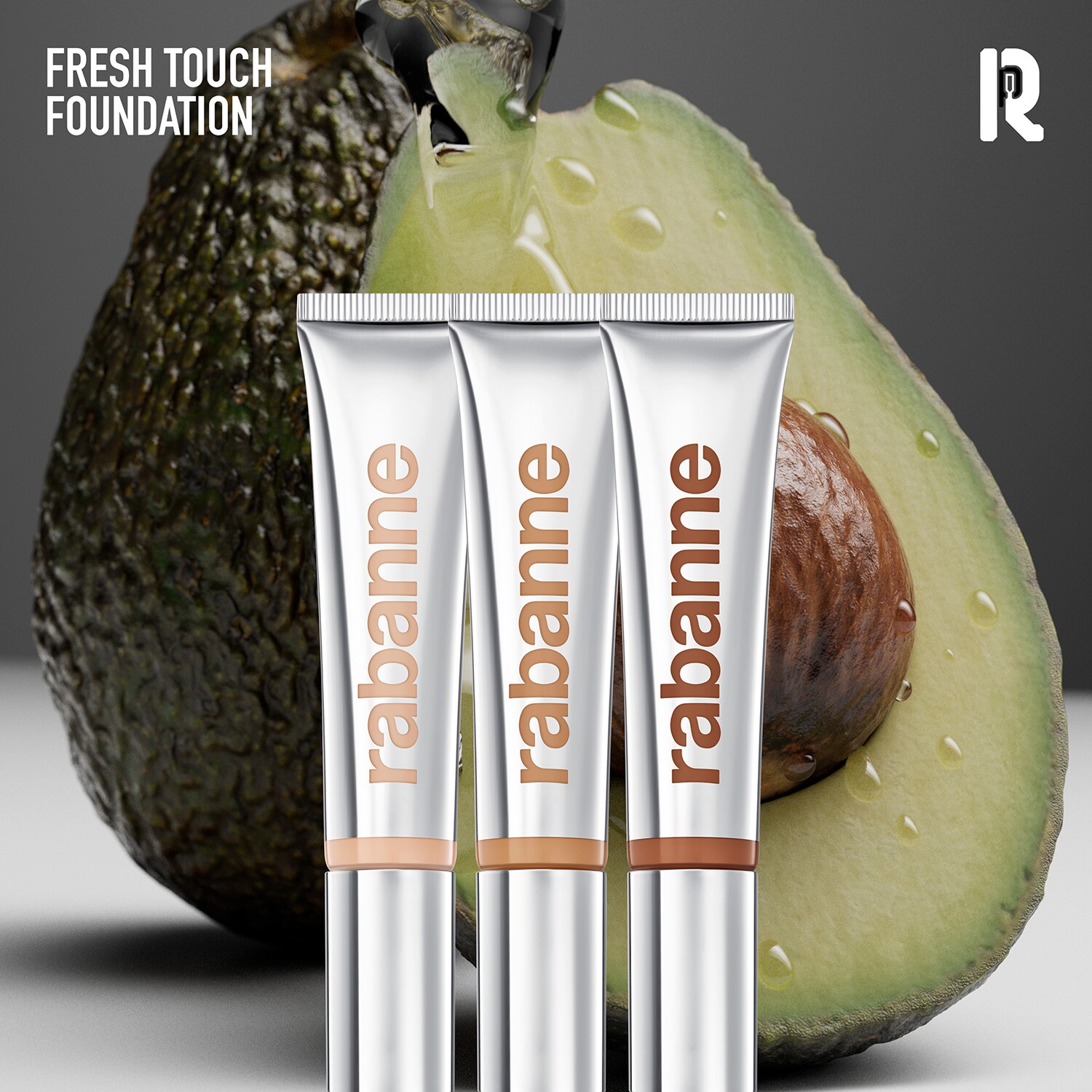 Fresh Touch Foundation - Podkład oferujący do 24h nawilżenia i RABANNE ...