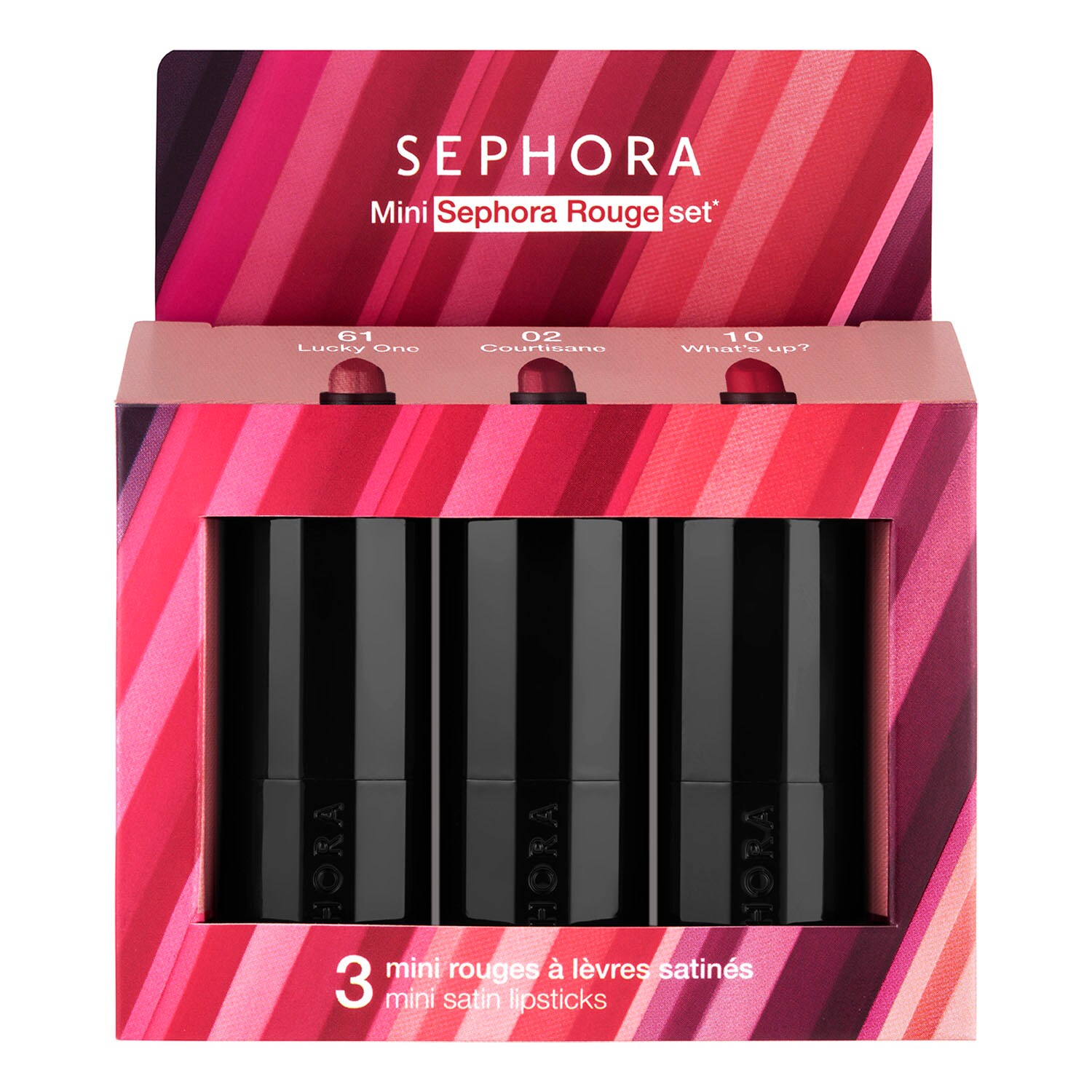 Kit mini Sephora Rouge - Zestaw pomadek Format podróżny i SEPHORA ...