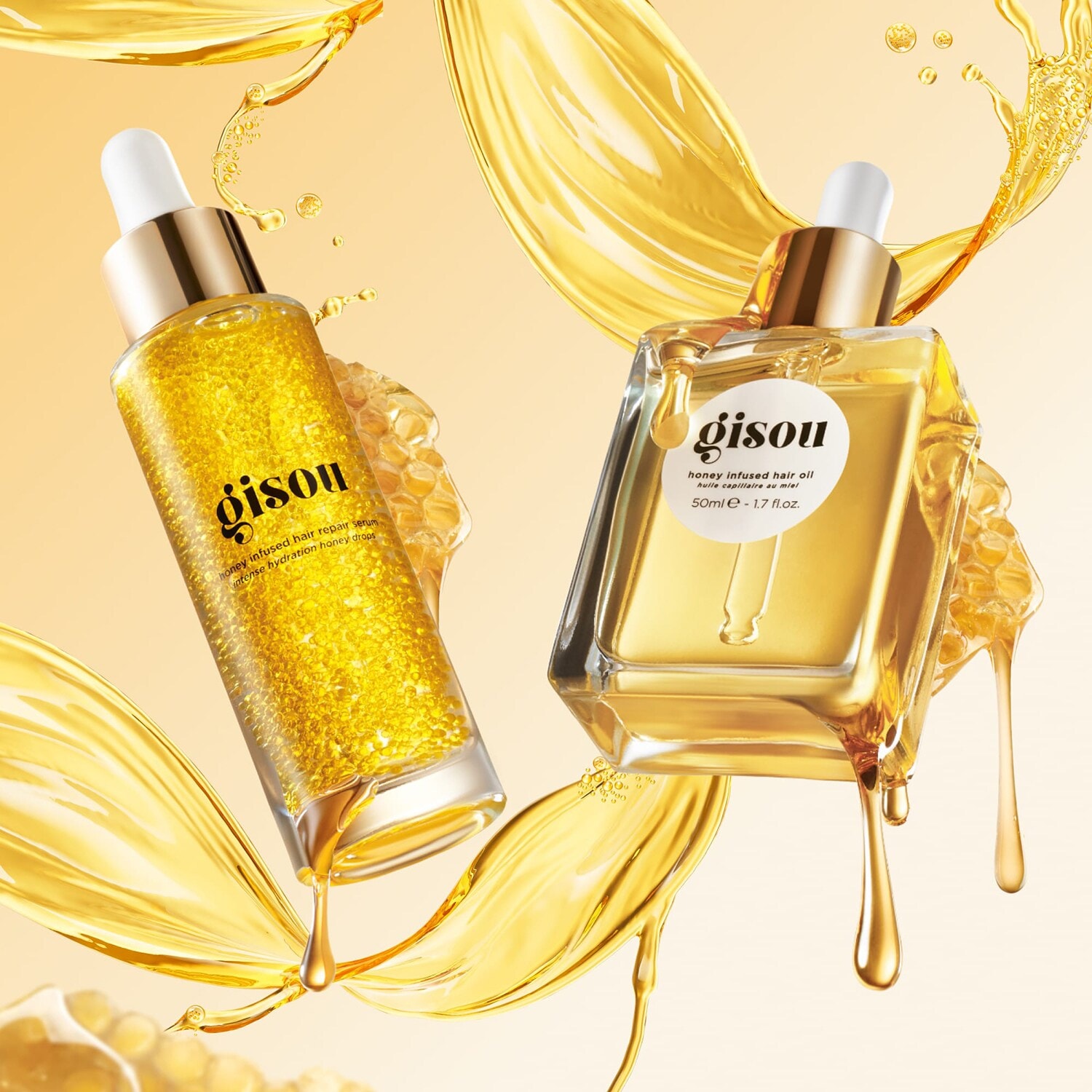 Hair Repair & Intense Hydration Duo - Serum i olejek do zniszczonych ...