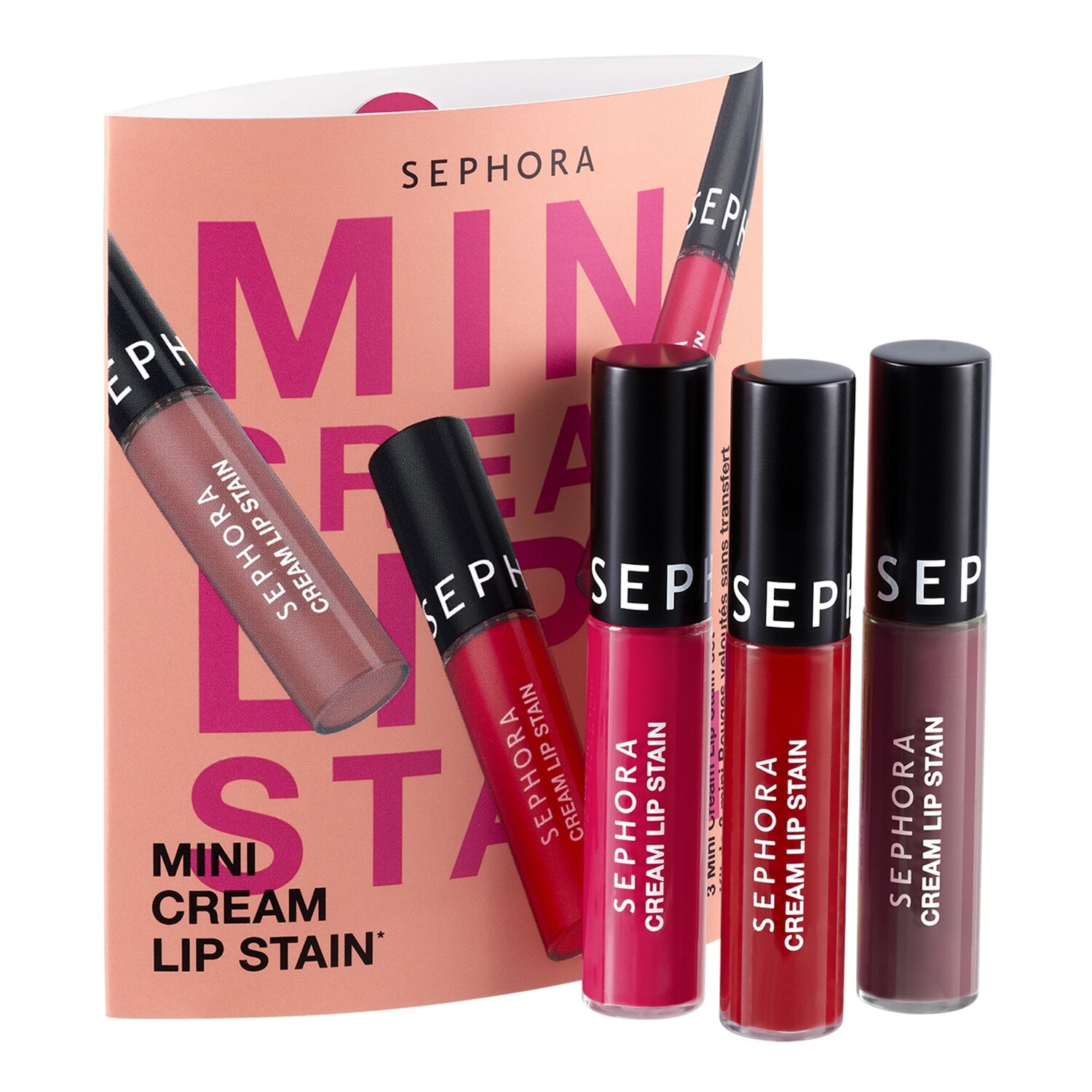 Mini Cream Lip Stain –Zestaw 3 mini pomadek do ust, które nie rozmazują ...
