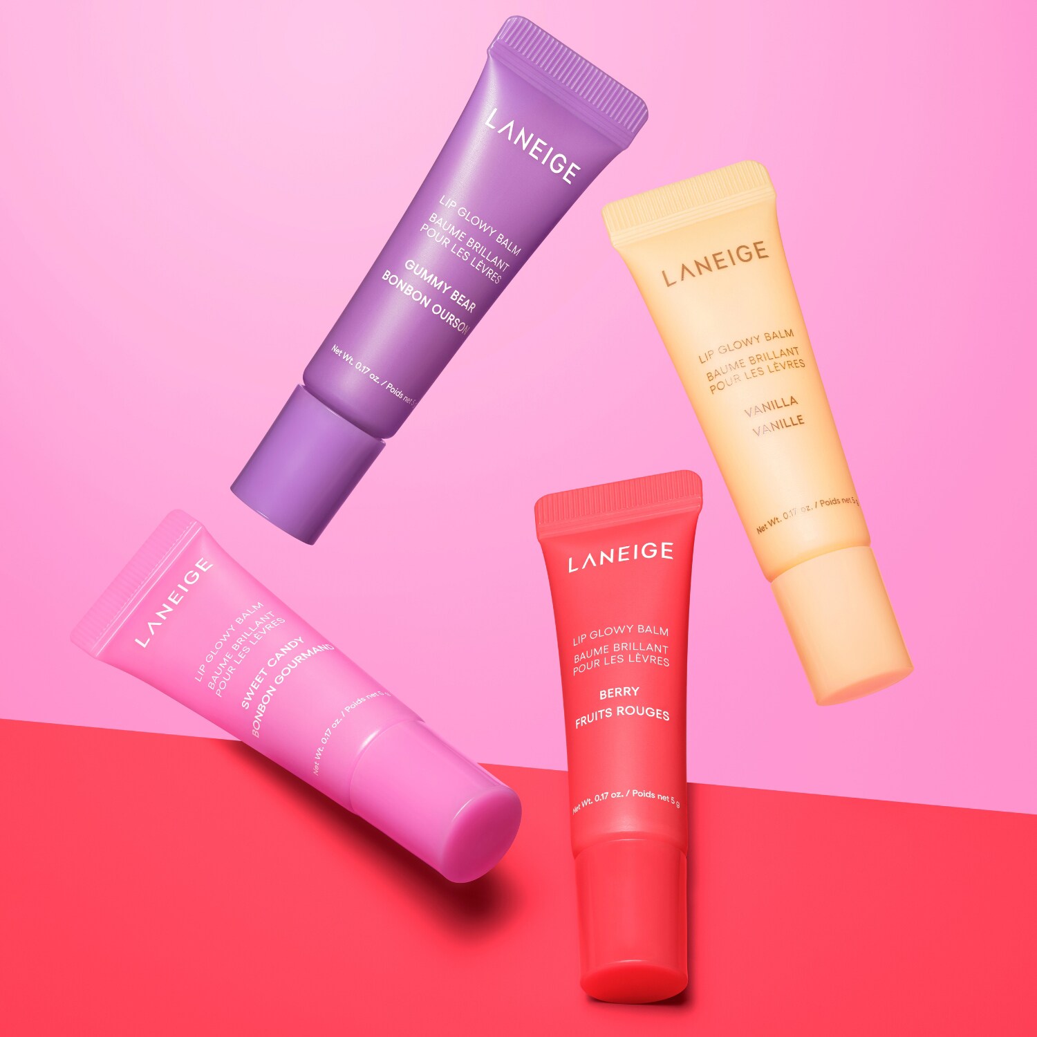 Zestaw mini balsamów do ust - 4 produkty pielęgnujące i LANEIGE ≡ SEPHORA