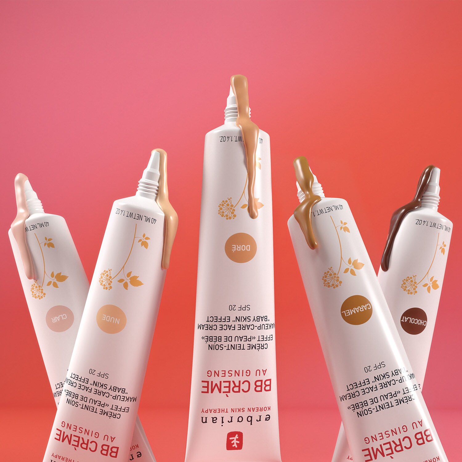 BB Crème Au Ginseng "Baby Skin" Effect SPF20 - Krem BB i ERBORIAN ≡ SEPHORA