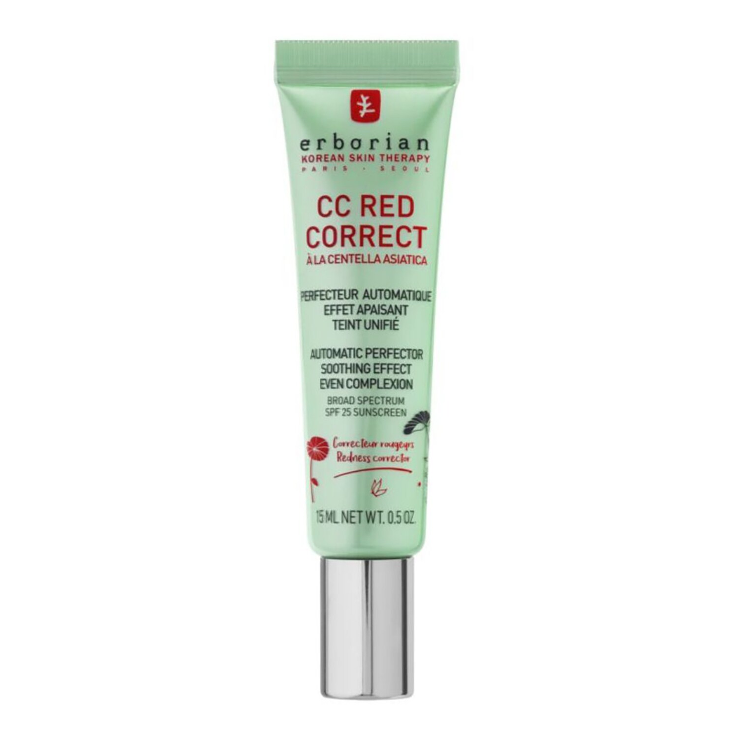 CC Red Correct - Krem CC do twarzy i ERBORIAN (15 ml, 45 ml) ≡ SEPHORA